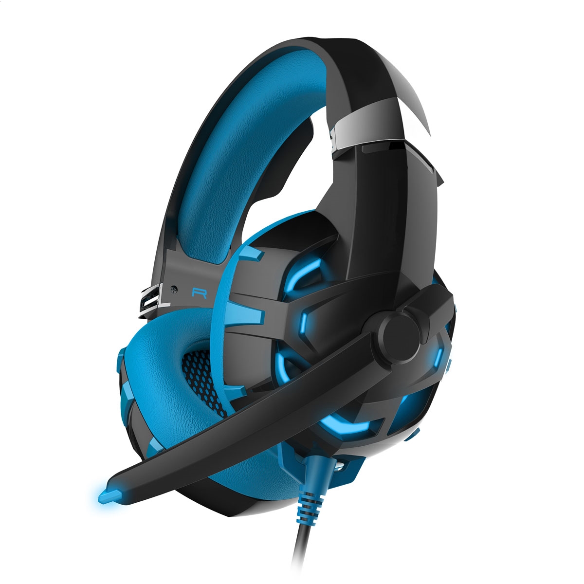 MediaCenter - Headset OMEGA VARR Pro-Gaming Stereo HI-FI Mic LED ...