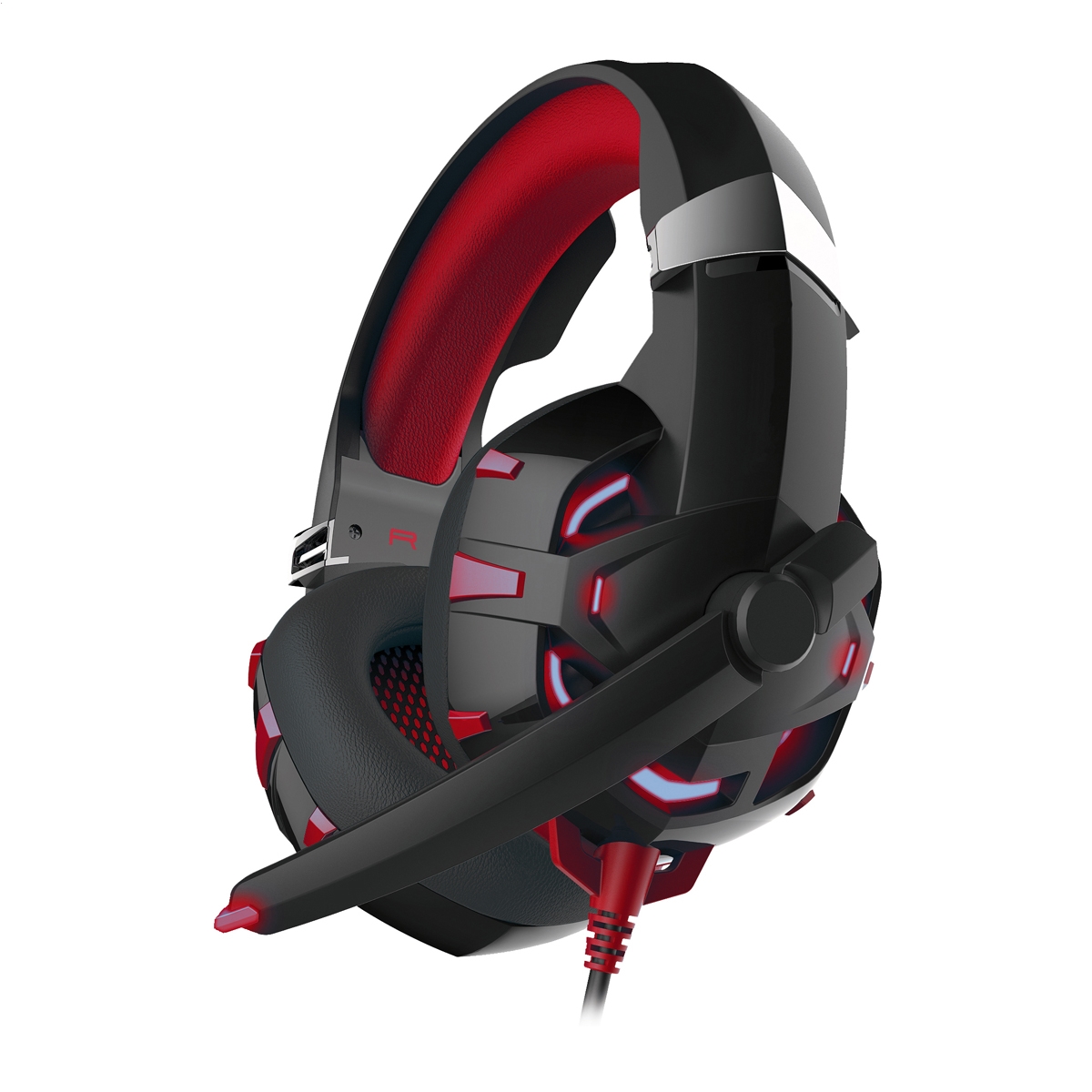 MediaCenter - Headset OMEGA VARR Pro-Gaming Stereo HI-FI Mic LED ...